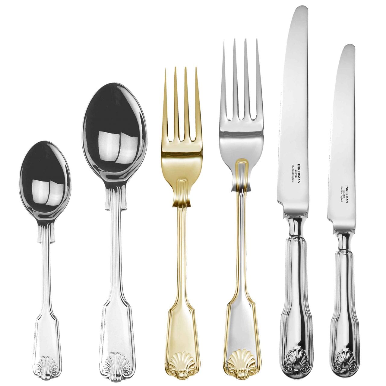 Fiddle Thread and Shell Cutlery Sets | Inkerman Silver